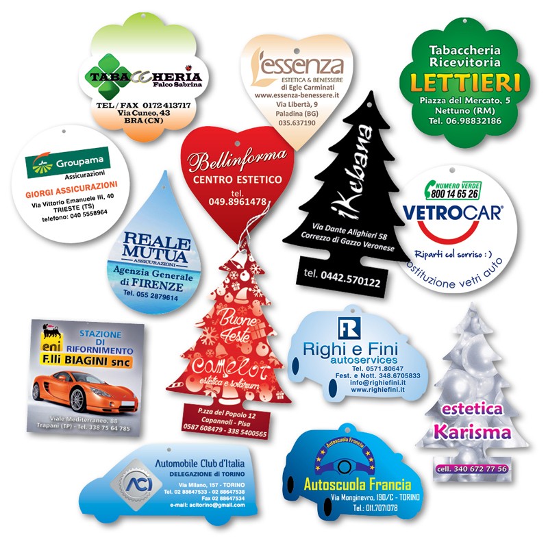 Profumo per auto personalizzato