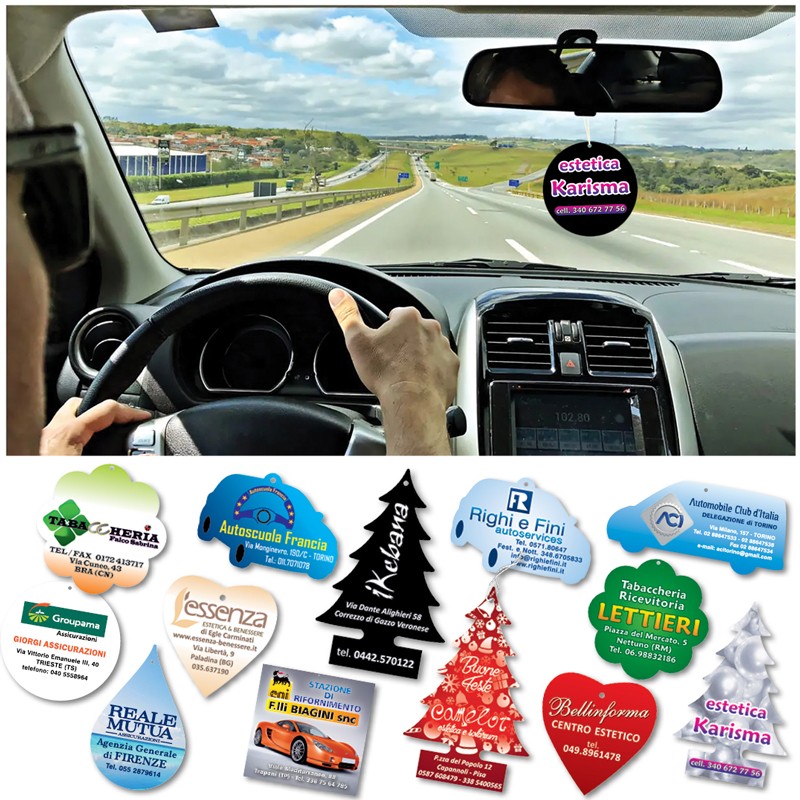 Profumo per auto personalizzato
