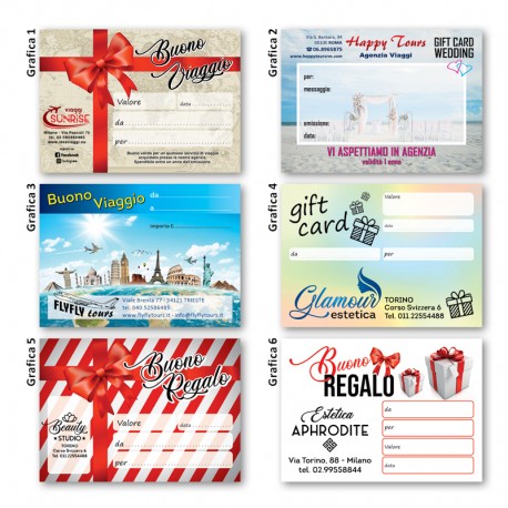 Cartoline personalizzate.